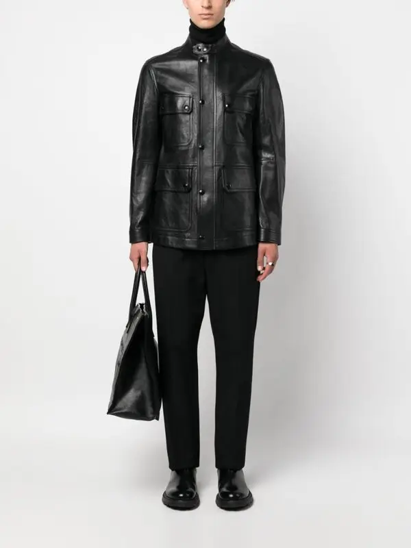 TOM FORD Zip-up Leather Jacket