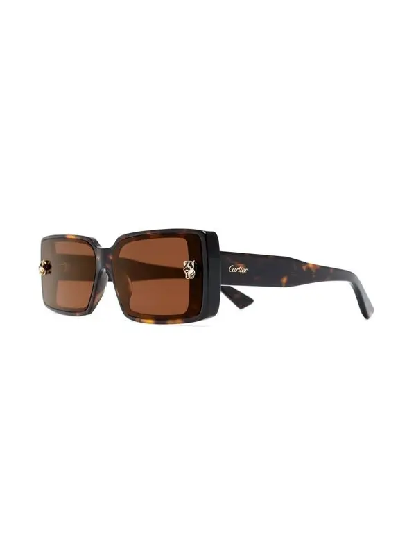 CARTIER Rectangle-frame Sunglasses