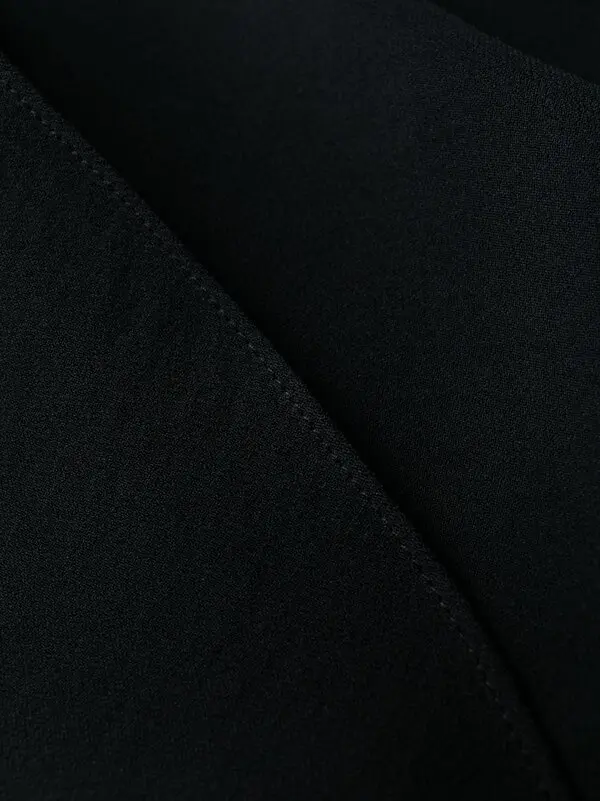 Alexander McQueen Draped Midi Dress - Black