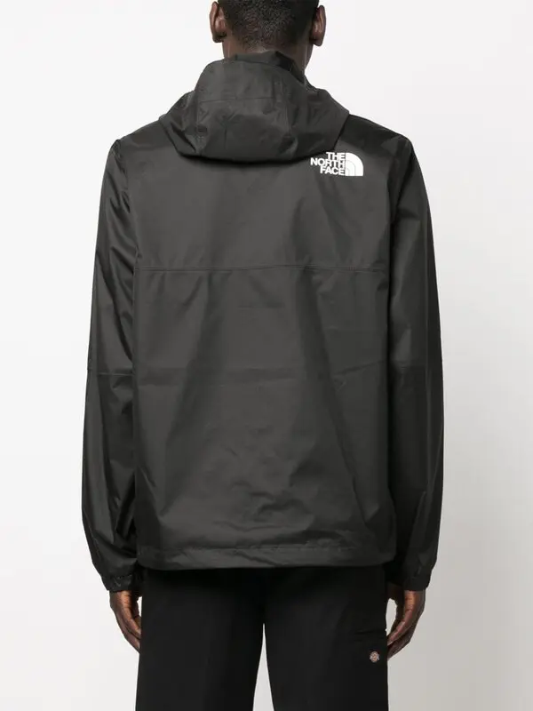 The North Face Mountain Q Hooded Rain Jacket In Black 48% Off