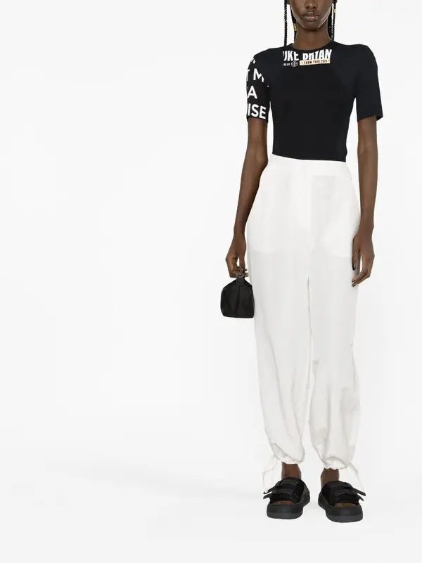 MSGM Elasticated Waist Trousers