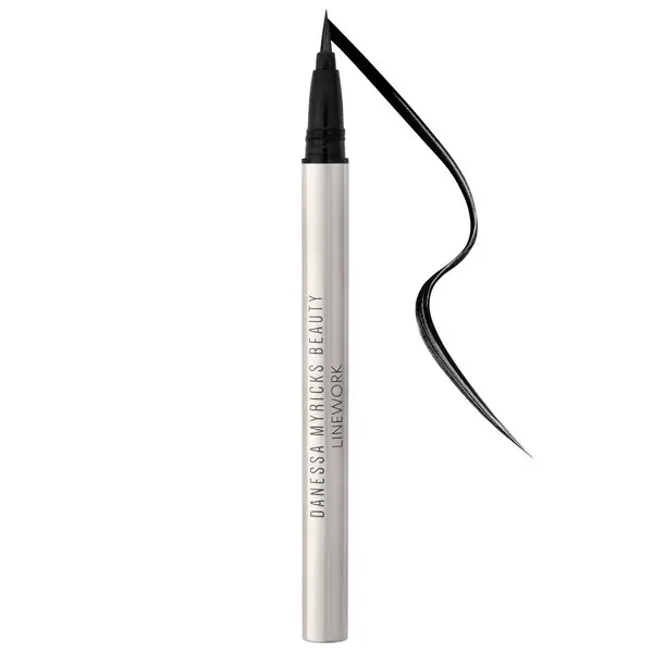 DANESSA MYRICKS BEAUTY Linework Paintbrush Fluid Liquid Eyeliner - Onyx