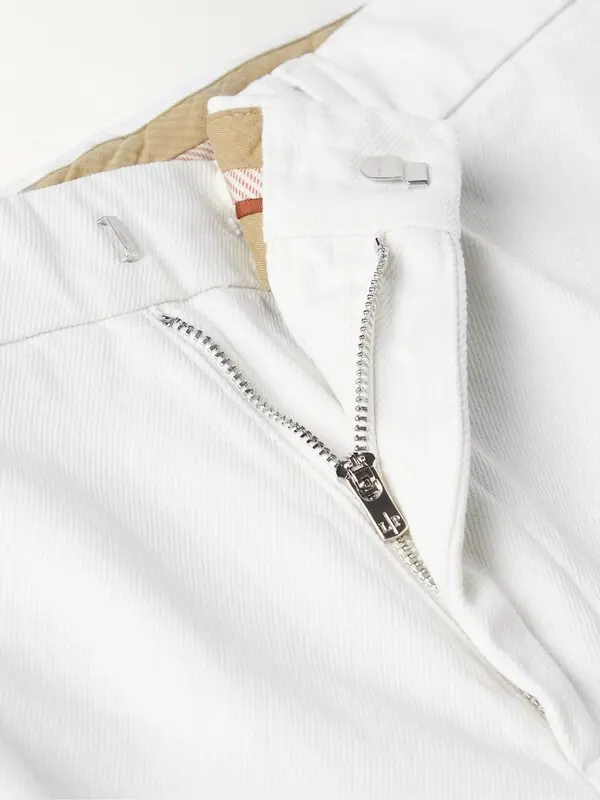 Loro Piana Merse Straight-leg Cotton-twill Trousers
