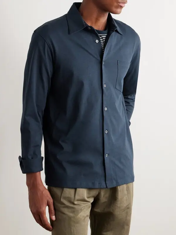 Mr P. Organic Cotton-jersey Shirt