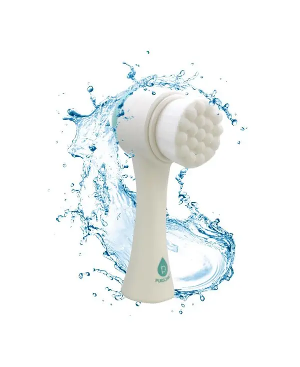 PURSONIC Dual Sided Facial Cleansing Brush - Turquoise,aqua