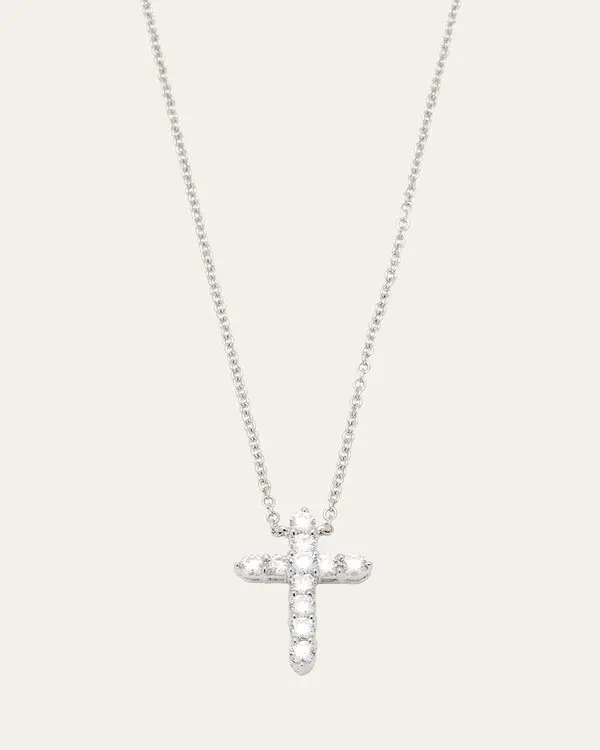 FANTASIA BY DESERIO Cz Cross Pendant Necklace