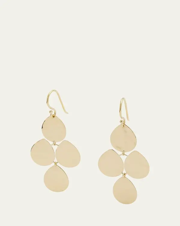 Ippolita 18k Small Crinkle Cascade Earrings