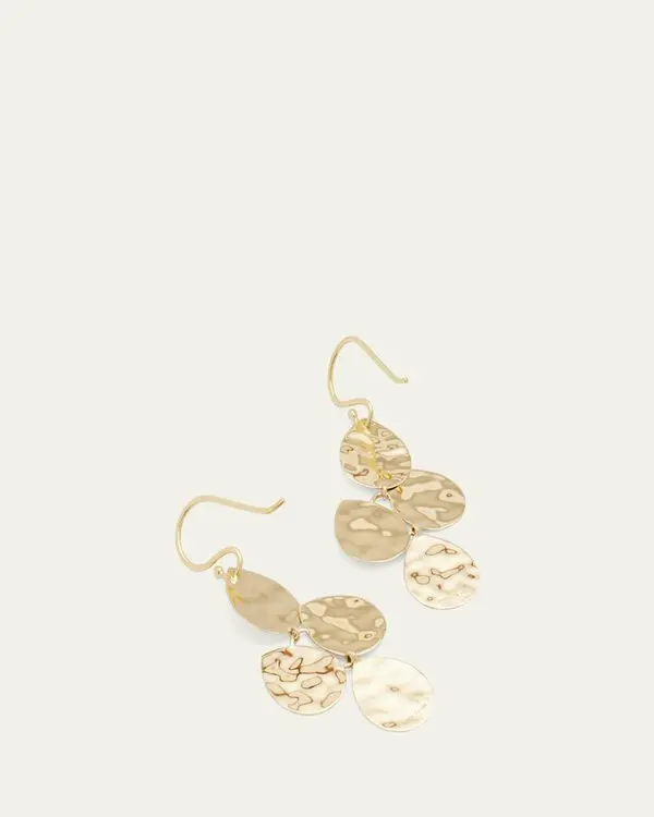Ippolita 18k Small Crinkle Cascade Earrings