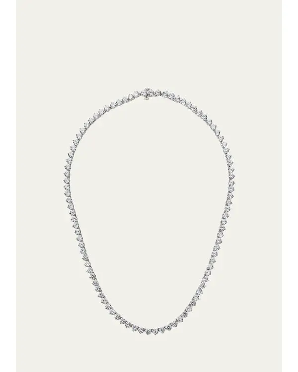 FANTASIA BY DESERIO 0.25 Carats Per Station Cz Tennis Necklace - Clear