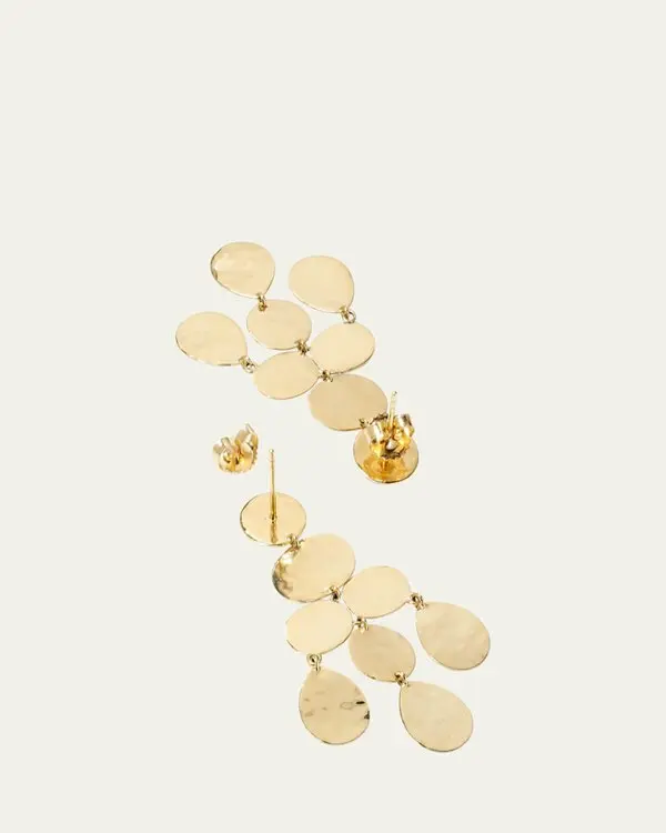 Ippolita 18k Small Crinkle Chandelier Earrings