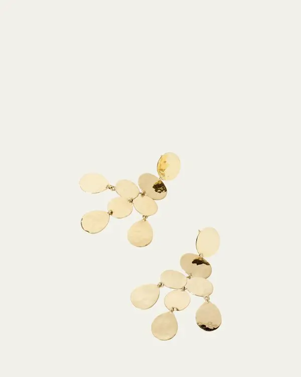 Ippolita 18k Small Crinkle Chandelier Earrings