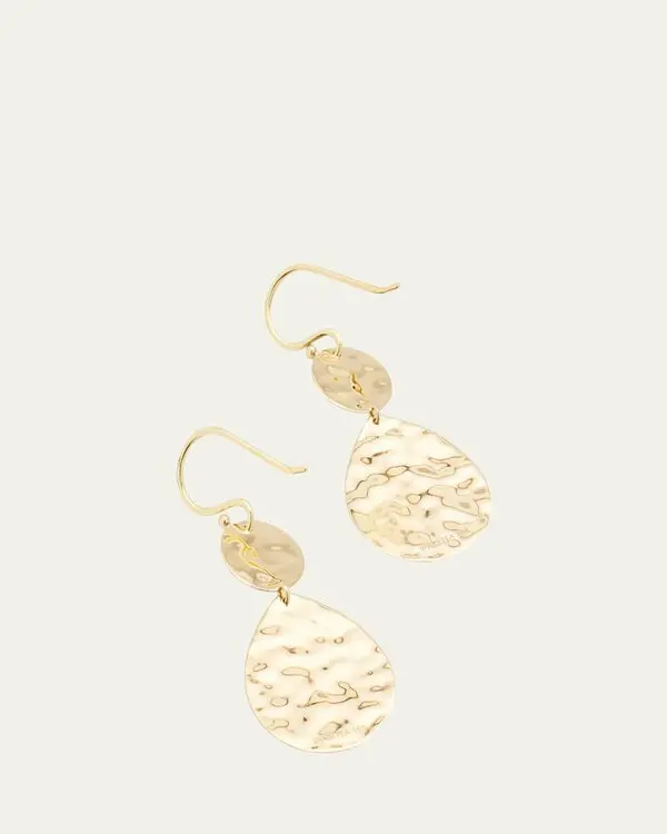 Ippolita Snowman Crinkle Drop Earrings In 18k