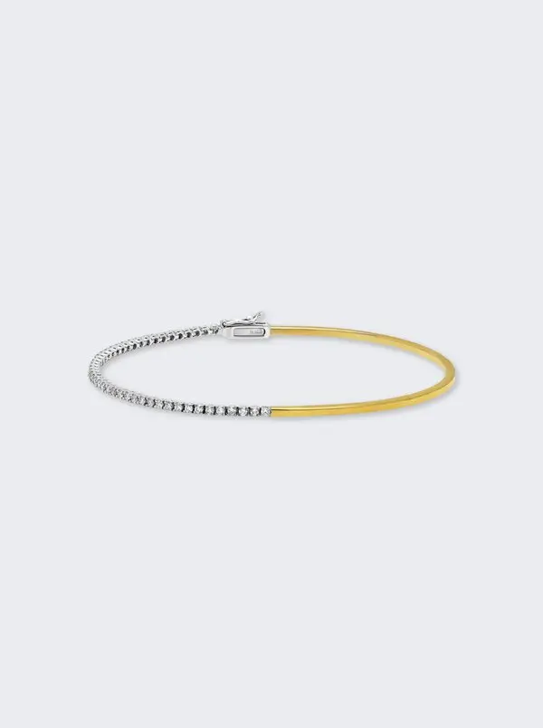 Delfina Delettrez 1987 Bracelet - 18k White And Yellow Gold