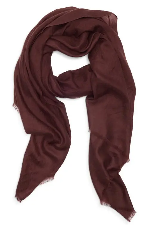 Vince Lightweight Cashmere Scarf - Cherrywood