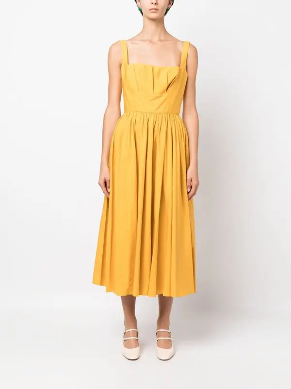 crew neck floral embellished midi dress Floral Fit & Flare Midi Dress | Fit and Flare