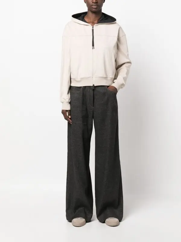 Brunello Cucinelli Zip-fastening Hooded Sweatshirt