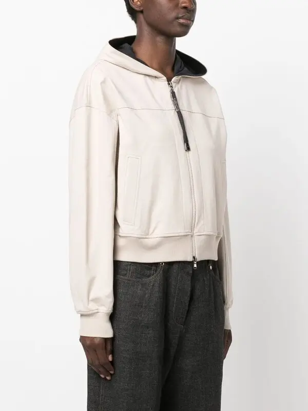 Brunello Cucinelli Zip-fastening Hooded Sweatshirt