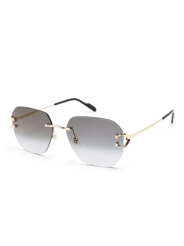 Cartier Signature C Rimless Sunglasses