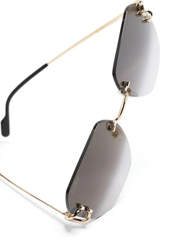 Cartier Signature C Rimless Sunglasses