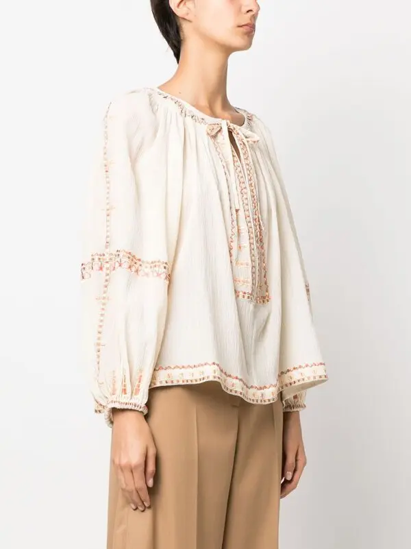 Isabel Marant Étoile Clive Sequin-embellished Blouse