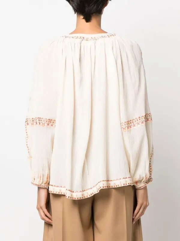 Isabel Marant Étoile Clive Sequin-embellished Blouse
