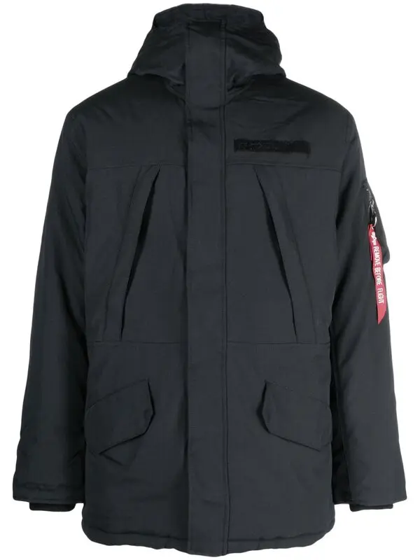 Alpha Industries Logo-tag Hooded Jacket