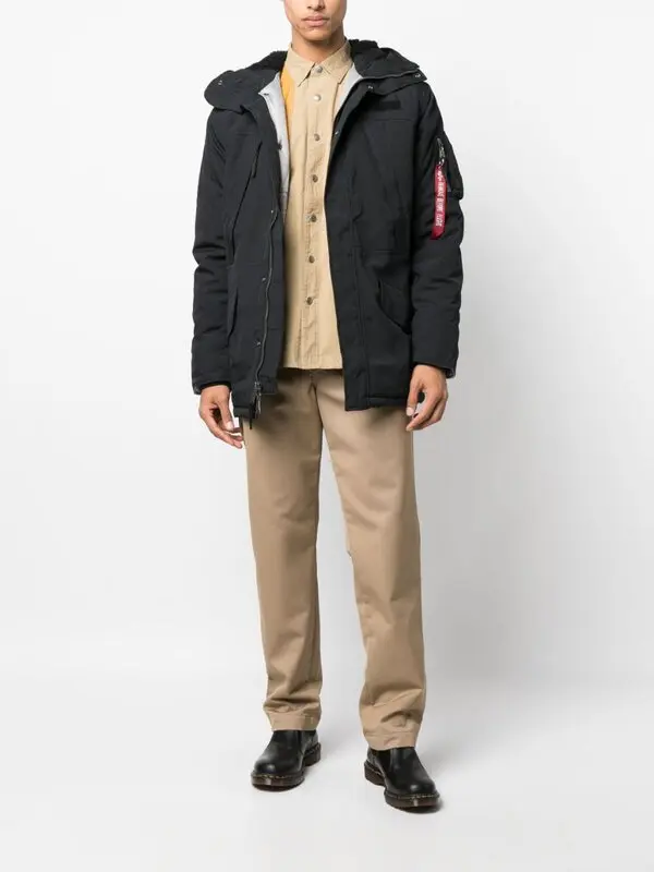 Alpha Industries Logo-tag Hooded Jacket