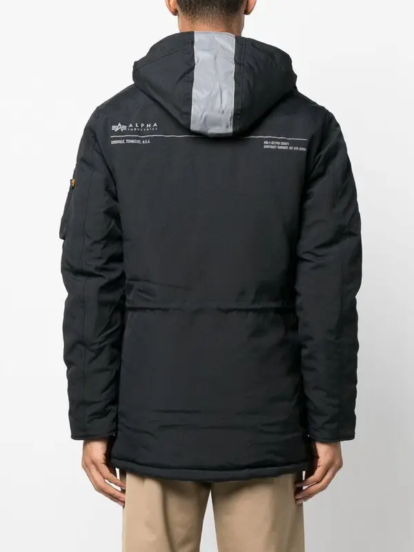 Alpha Industries Logo-tag Hooded Jacket