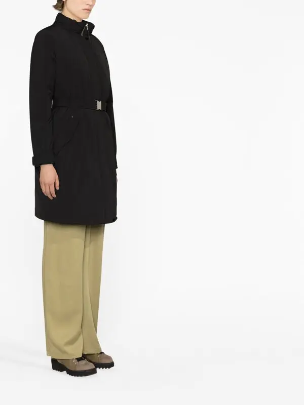 Woolrich Hooded Belted Padded Coat