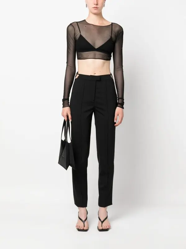 NENSI DOJAKA Cut-out Slim-fit Trousers