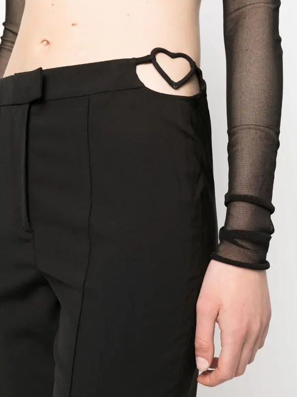 NENSI DOJAKA Cut-out Slim-fit Trousers