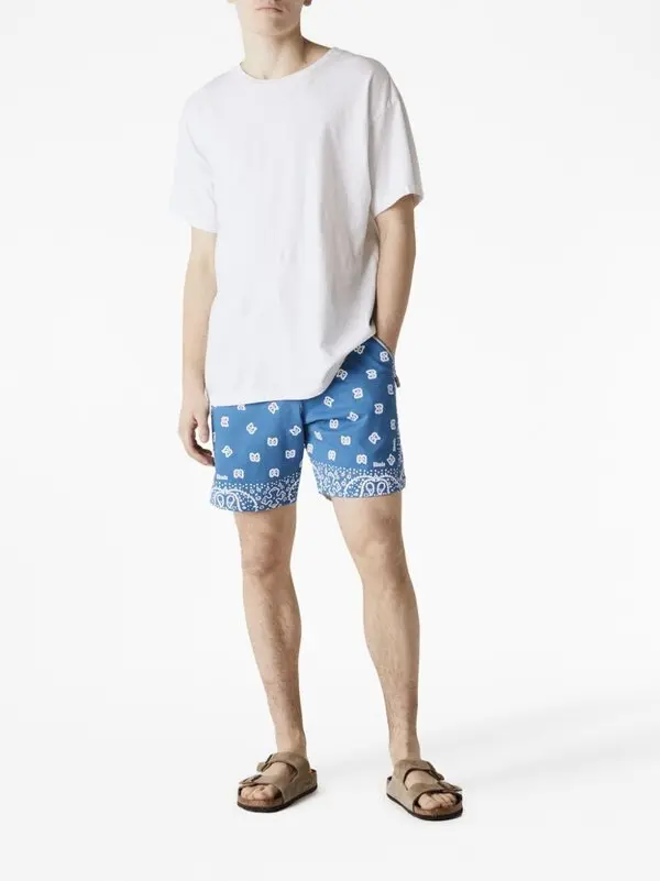 Rhude Paisley-print Deck Shorts
