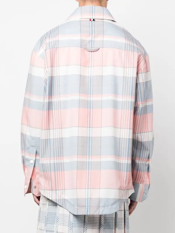 Thom Browne Checked Oversized Shirt