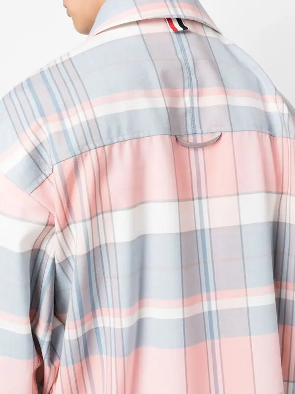 Thom Browne Checked Oversized Shirt