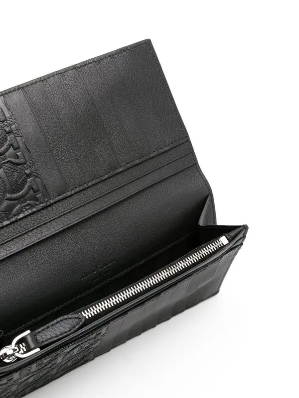 FERRAGAMO Logo-embossed Folding Wallet