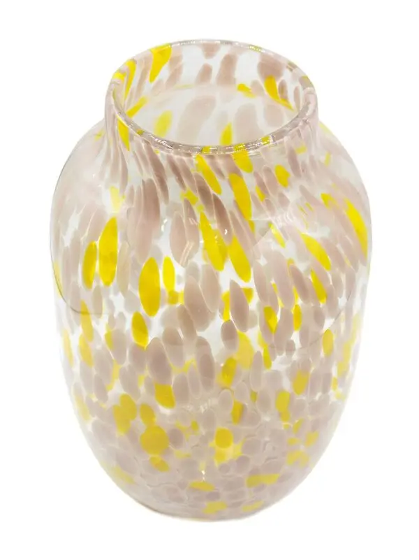 HAY Paint-splatter Glass Vase