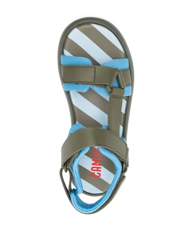 Camper Two-tone Touch-strap Sandals