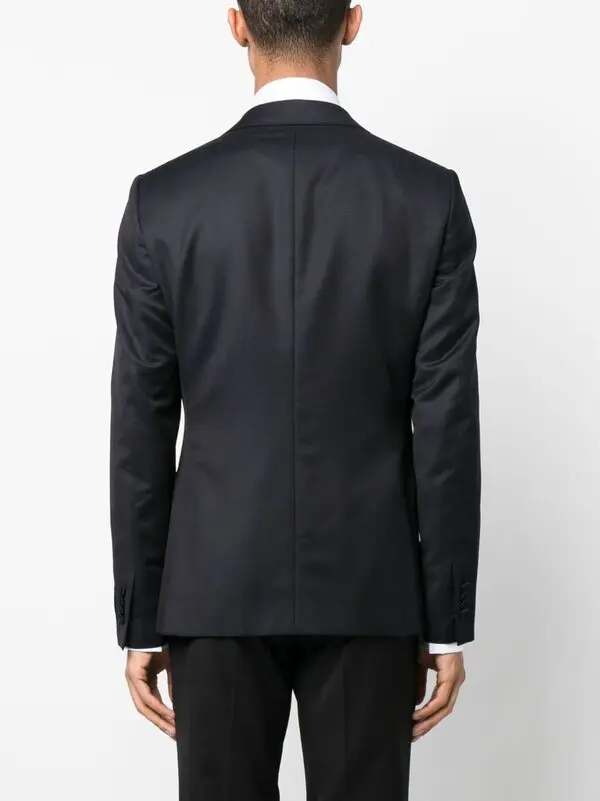 Zegna Logo-patch Single-breasted Blazer