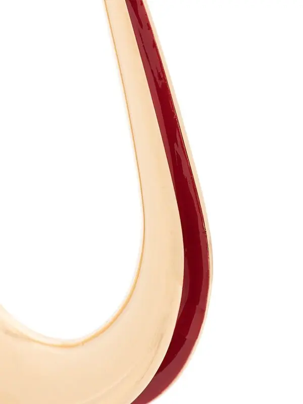 Annelise Michelson Ellipse M Enamel Hoop Earrings