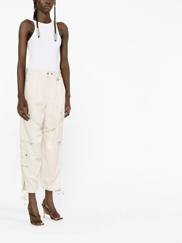 Isabel Marant Étoile Lore Cropped Cargo Trousers