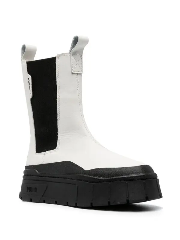 PUMA Maze Stack Chelsea Boots - White