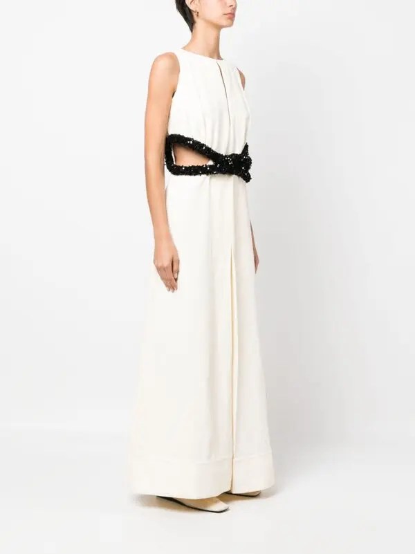 JIL SANDER Sequin-embellished Gown