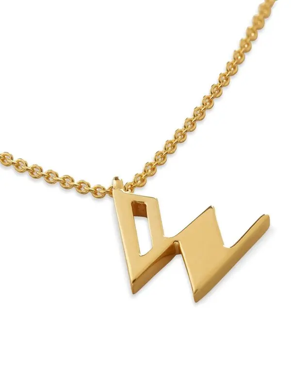 Monica Vinader Alphabet W Pendant Necklace