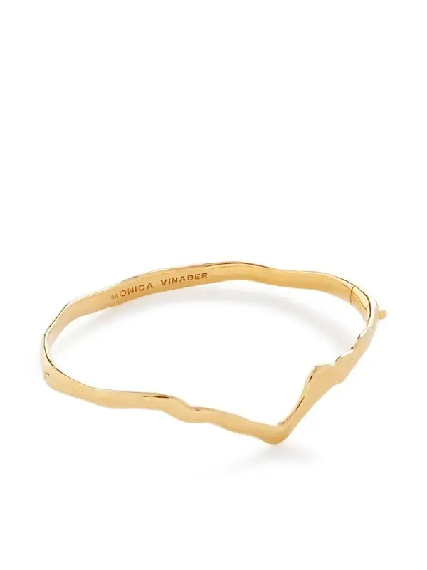 Monica Vinader Wishbone Bangle - Gold