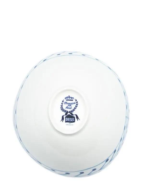 SELETTI X Diesel Living Fiori Porcelain Bowl - White