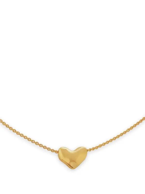 Monica Vinader Tone Heart Pendant Necklace - Gold