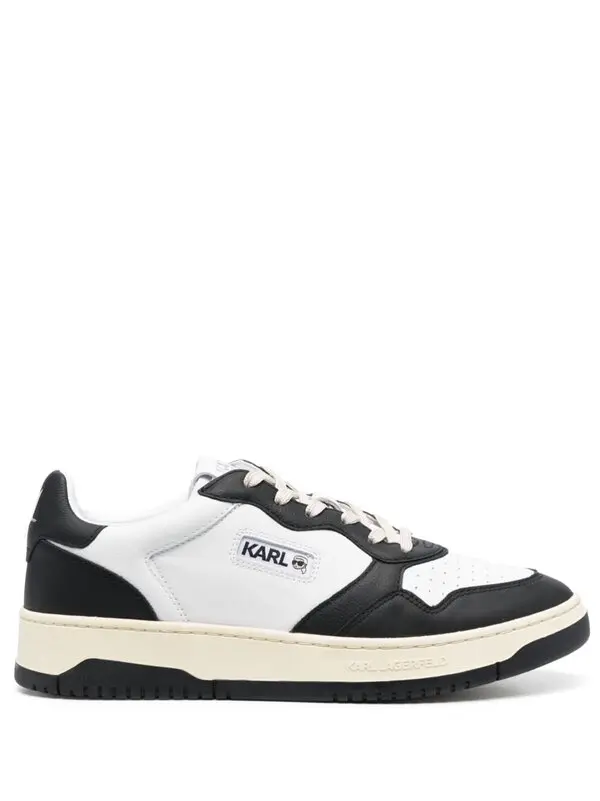Karl Lagerfeld Panelled Low-top Sneakers - White
