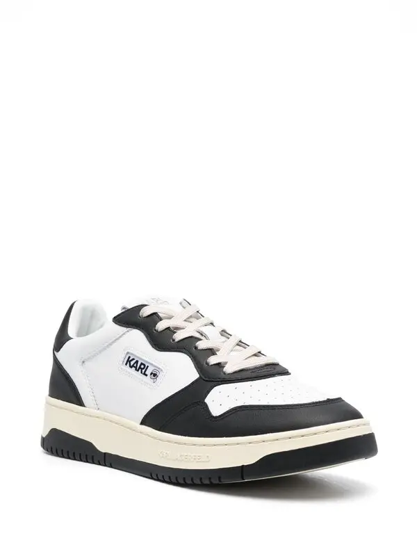Karl Lagerfeld Panelled Low-top Sneakers - White