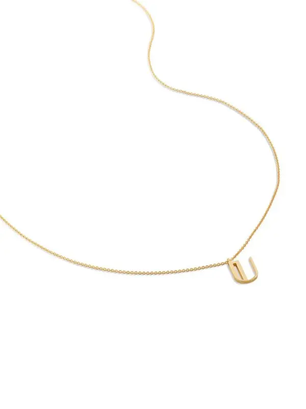 Monica Vinader Alphabet U Necklace