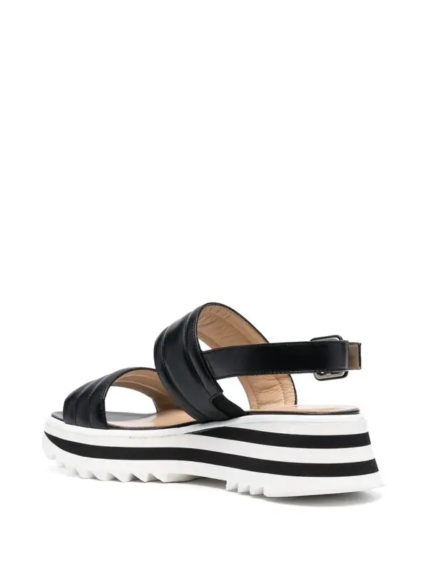 Casadei Logo-print Wedge Sandals